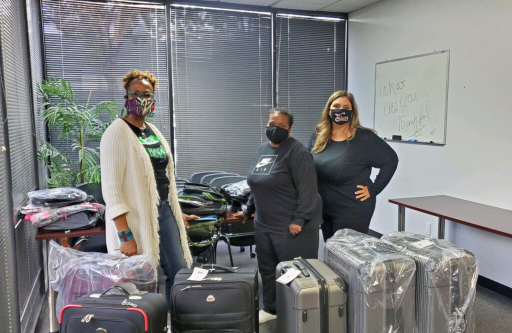 Trinity Youth Services » suitcases for foster youth